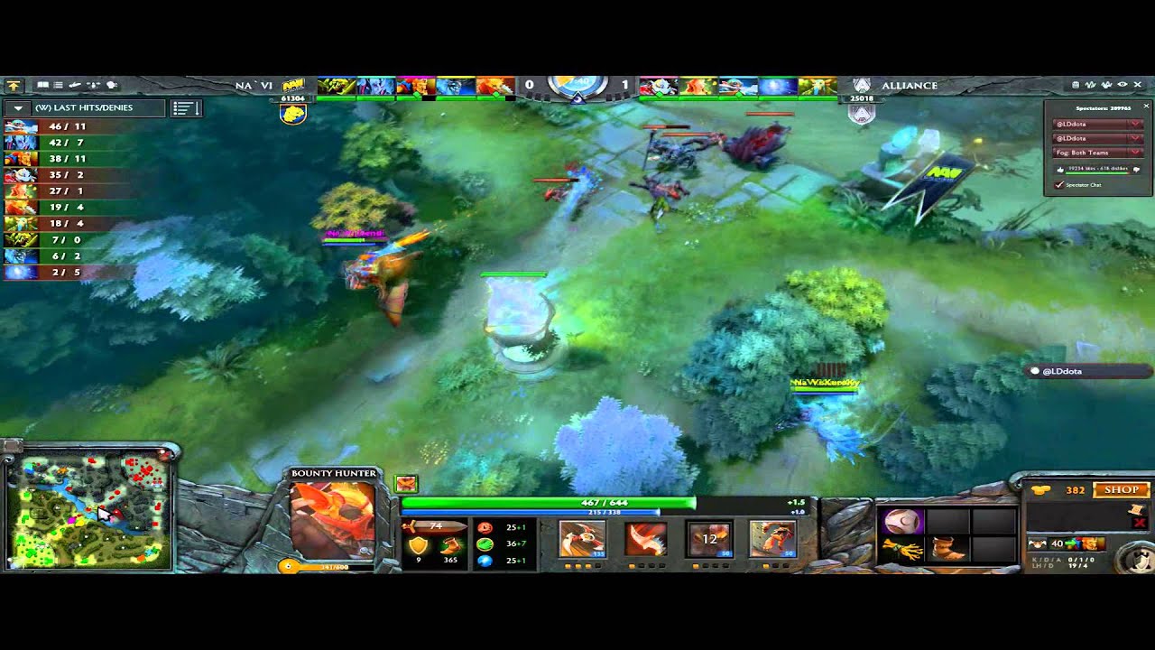Dota 2 TI3 Final Alliance vs Na'Vi!: game 1 - YouTube
