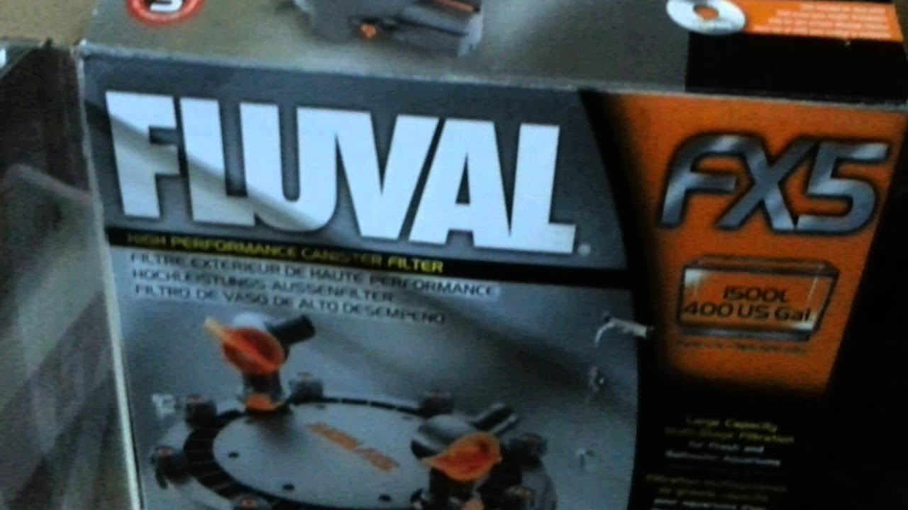120gal acrylic aquarium Fluval FX5 - YouTube