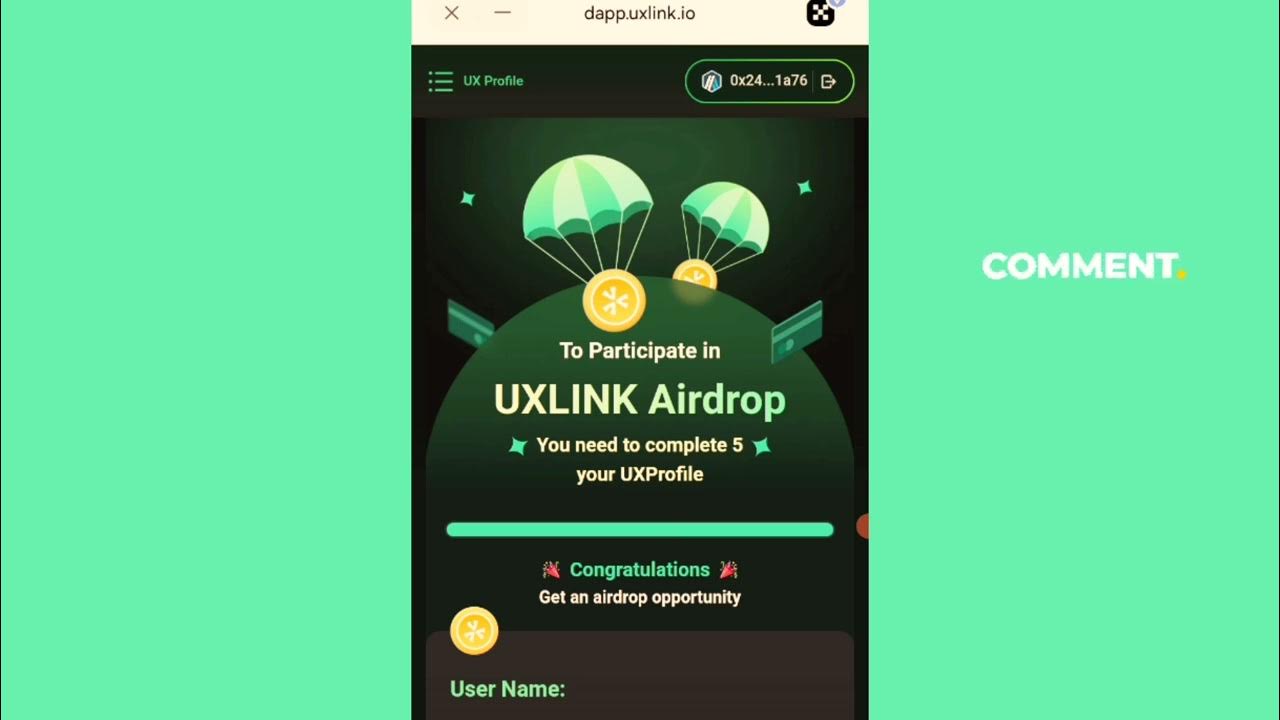 UXLINK Airdrop Complete Guide to Claim Airdrop / Claim Instant $UXUY Tokens/ Rehold Airdrop ...