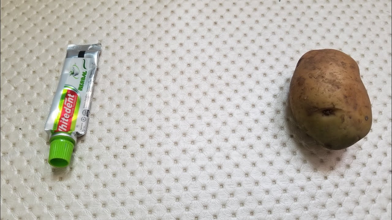 How Potato Eat Tooth Paste - YouTube