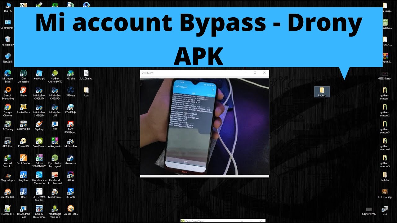 Mi Account Bypass with Drony APK - YouTube