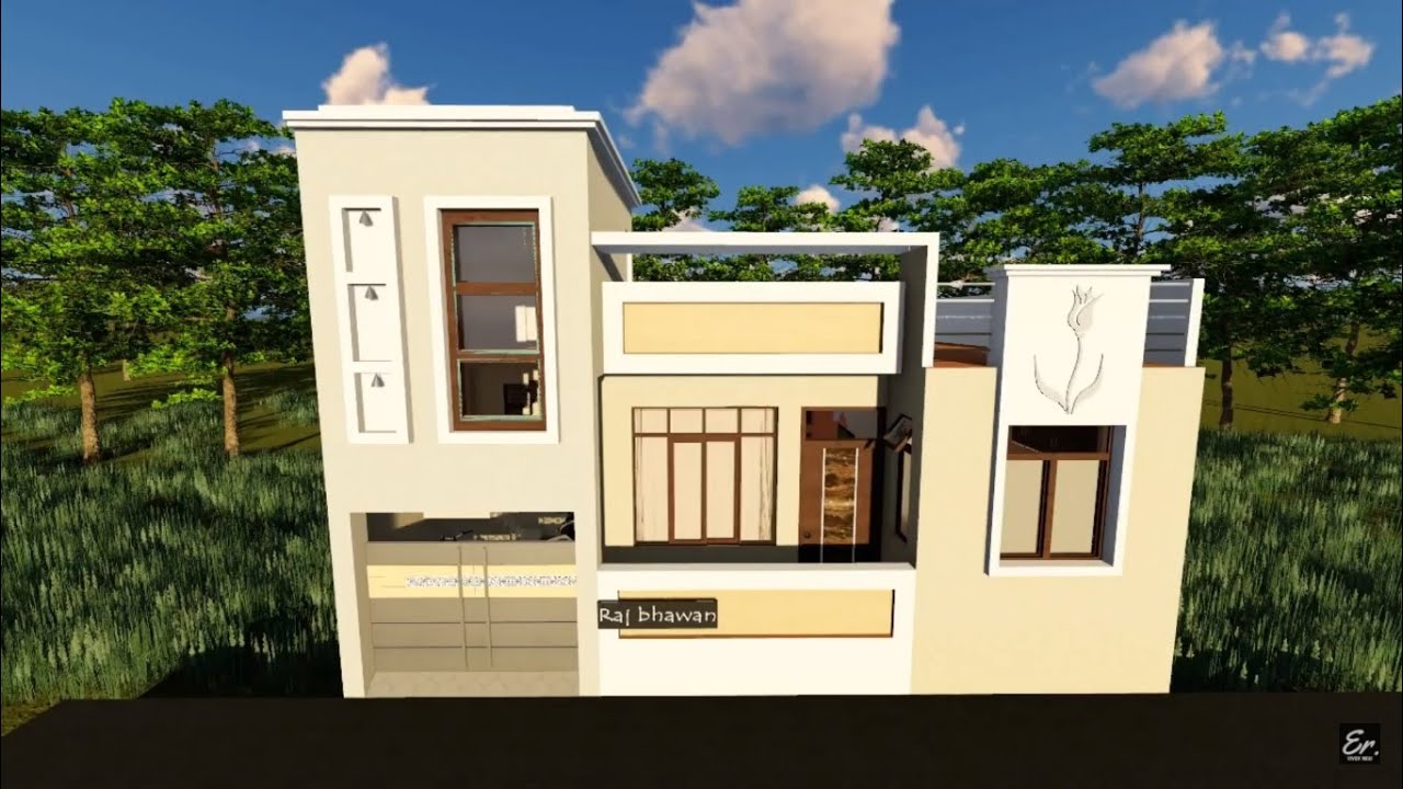 30 by 30 2BHK House Design | 30X30 | 30*30 | Small House Design - YouTube