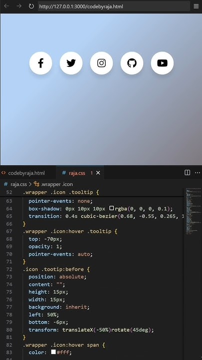 Micro Css Social media Icon Hover #coding#frontend #webdevelopment #softwaredevelopment # ...