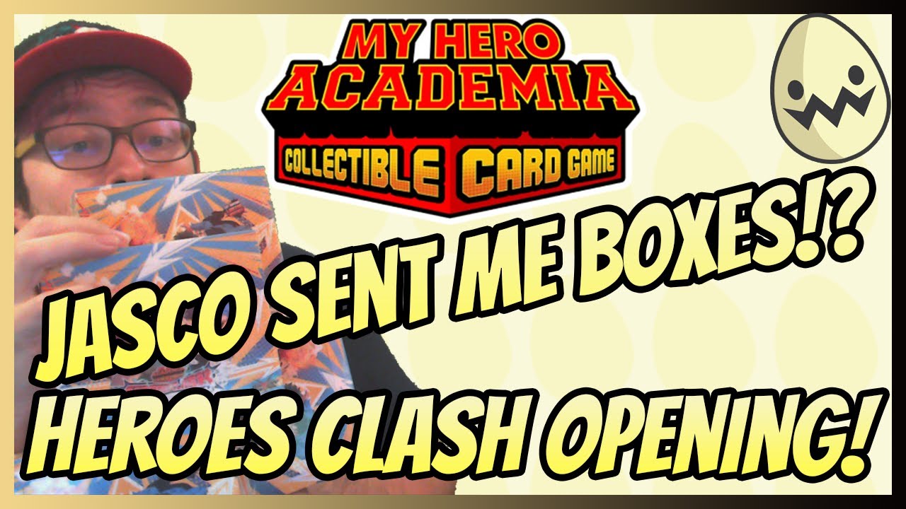 My Hero Academia Collectible Card Game: Jasco Sent Me Boxes!? Heroes ...
