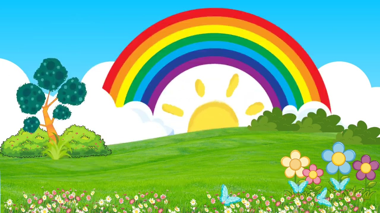 Wallpaper Pemandangan Pelangi