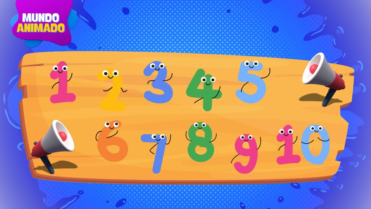 OS NÚMEROS A CONTAR | MUNDO ANIMADO - YouTube