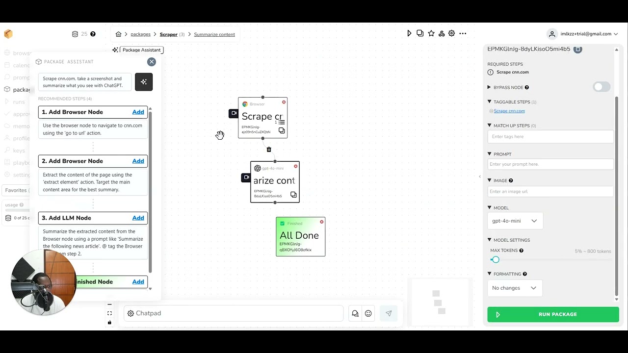 Using the Package Assistant - YouTube
