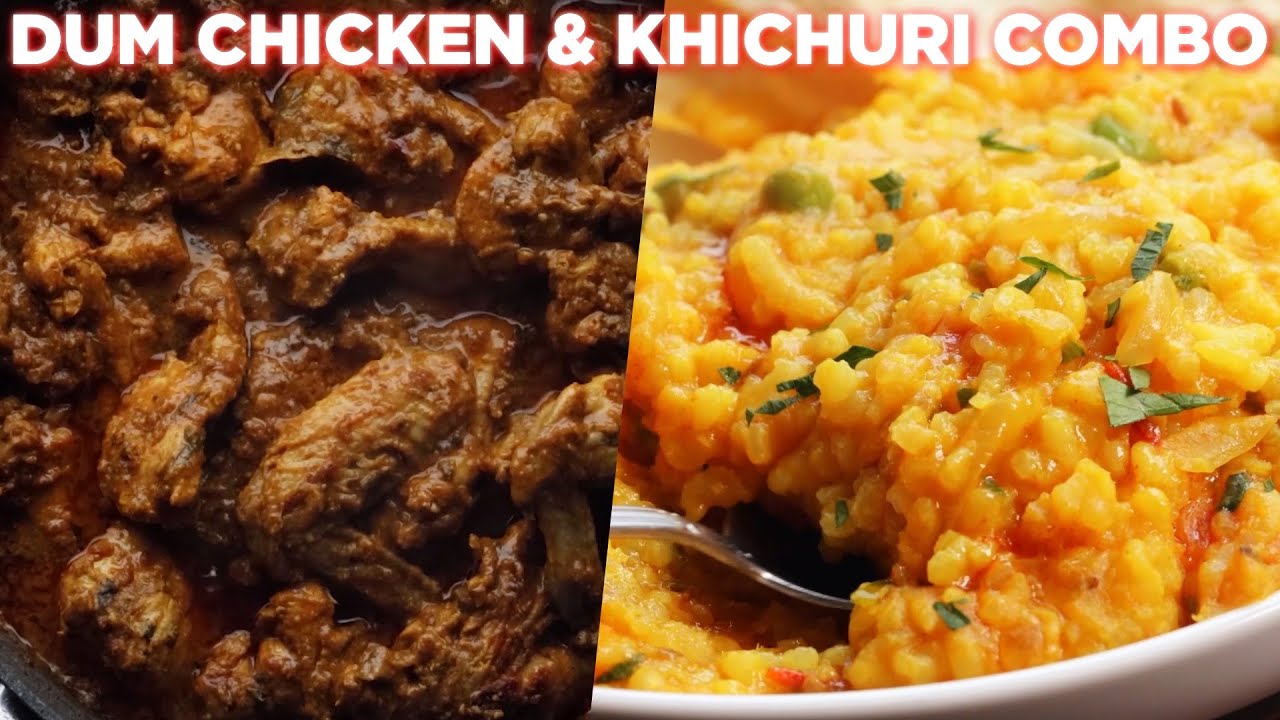 Dum Chicken And Masala Khichuri Combo - YouTube