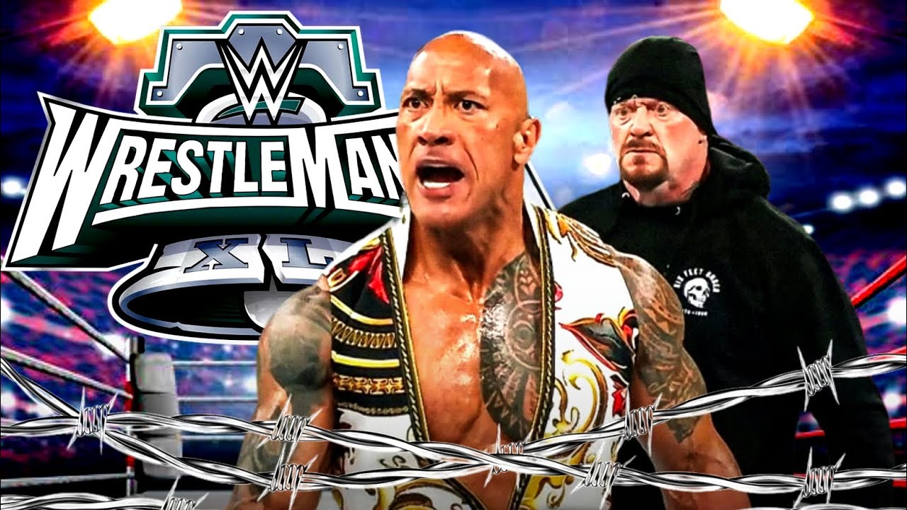 The Undertaker Surprises The Rock at WrestleMania 40 | Epic Showdown ...
