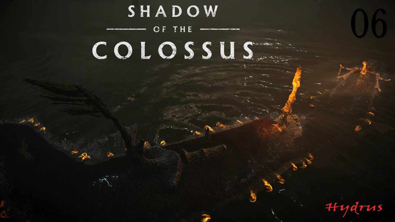 SHADOW OF THE COLOSSUS PS4 - colosso Hydrus - modo HARD #6 - YouTube