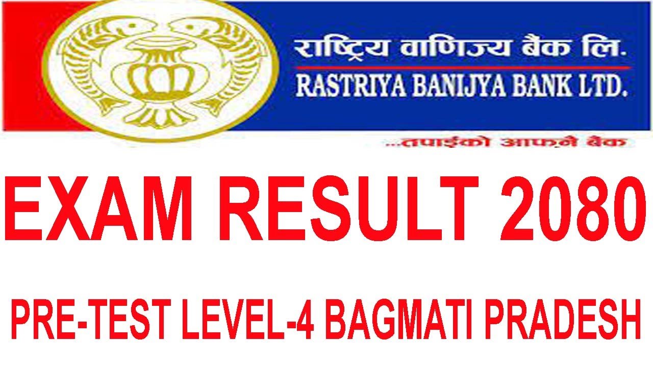 Rastiya Banijya bank exam Results 2080 || alevel-4|| Pre-test ...