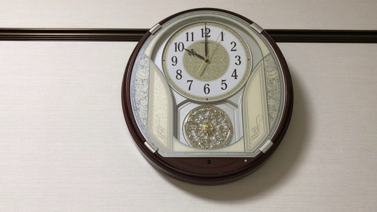セイコー メロディ時計 ウェーブシンフォニー AM 252 B - YouTube