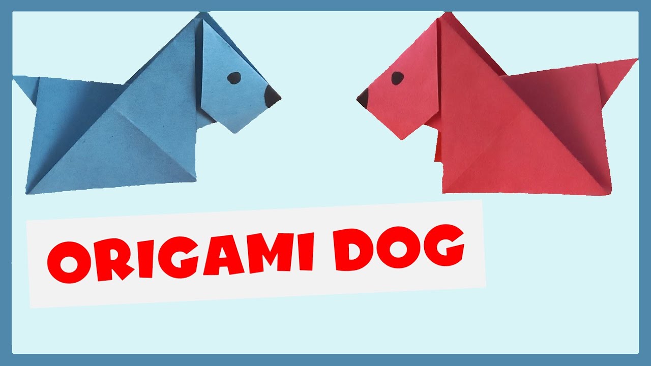 How to Make a Paper Dog | Easy Origami Dog | Step-by-Step Tutorial for ...