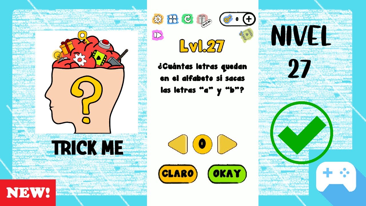 Trick Me | Nivel 27 - ¿Cuántas letras quedan en el alfabeto si sacas ...