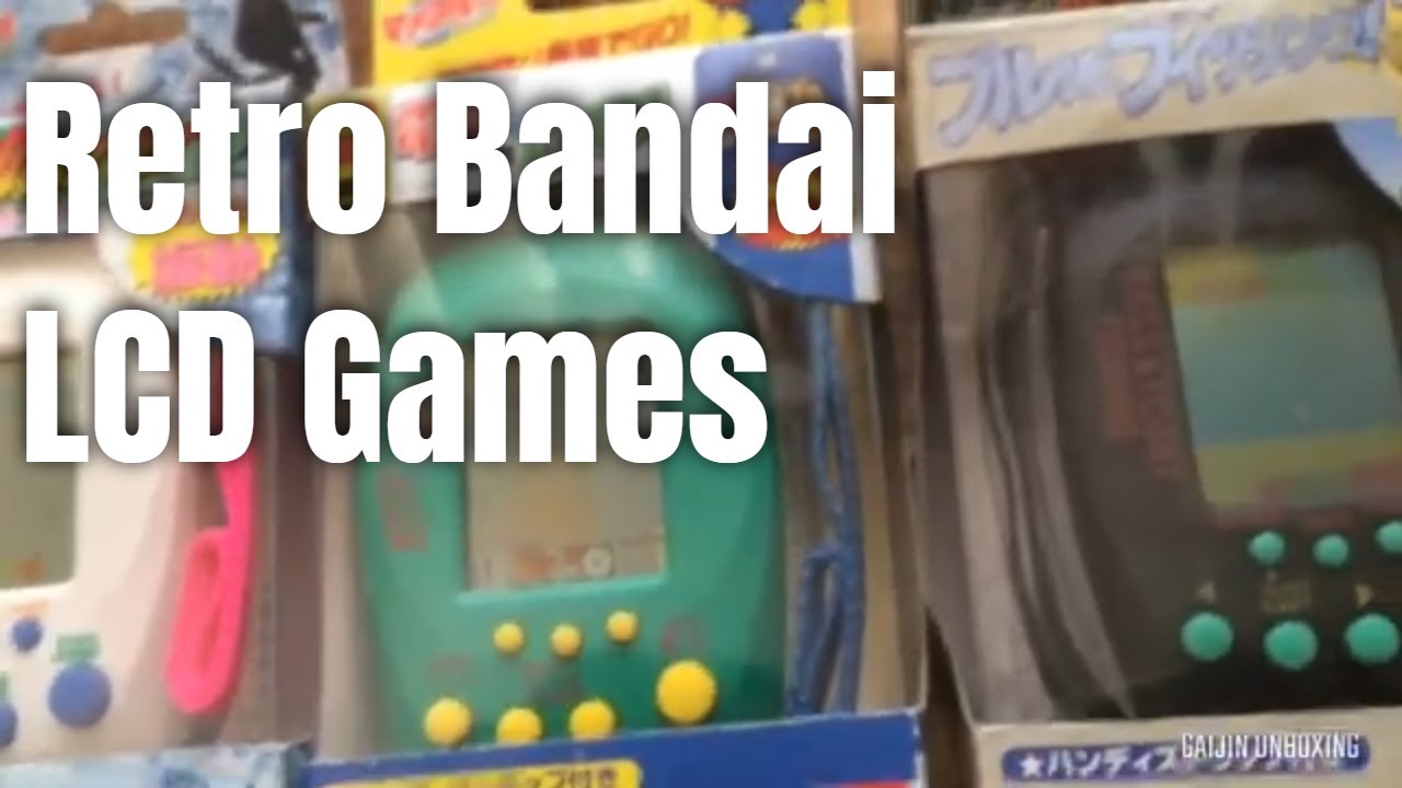 I Open Up Some 1997 Bandai Portable LCD Games - YouTube