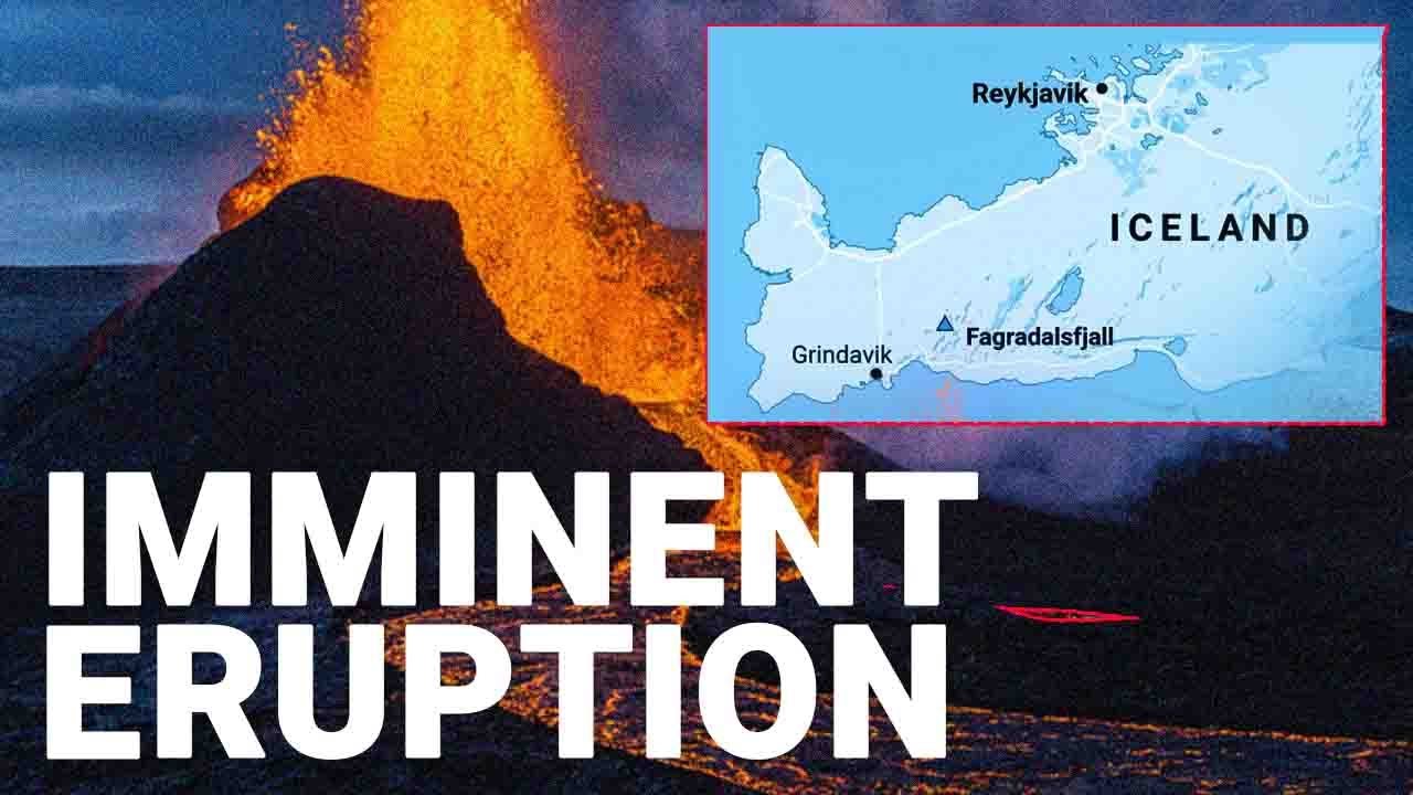 Iceland volcano: Experts await volcanic eruption in Grindavik - YouTube