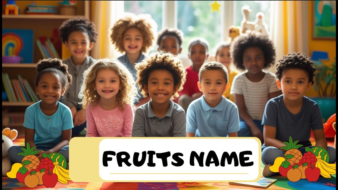 Learn Fruit Names for Kids | Fun Fruits Song & Colors | Preschool ...