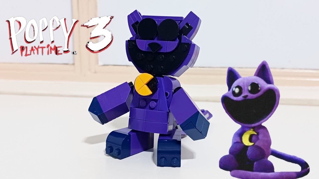 Cat Nap de pelúcia do jogo, Poppy Playtime: Capítulo 3 de lego🌜. - YouTube