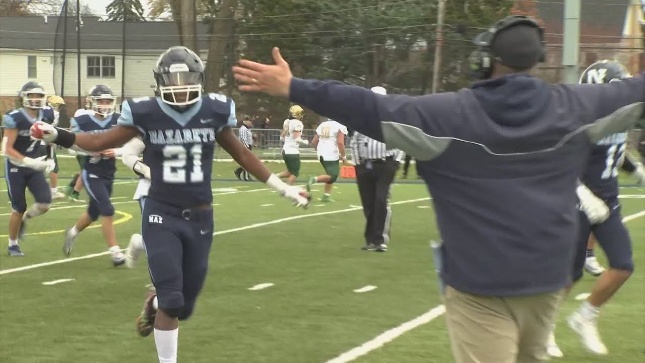 Boylan Titans no longer in the running, fall to Nazareth Academy - YouTube