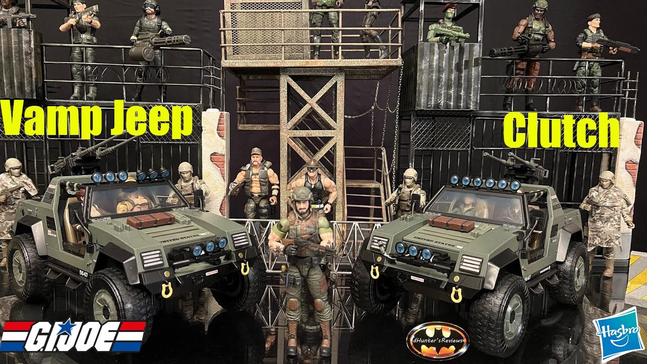 2x Hasbro G.I. Joe Classified Vamp With Clutch Jeep Vehicle Action ...