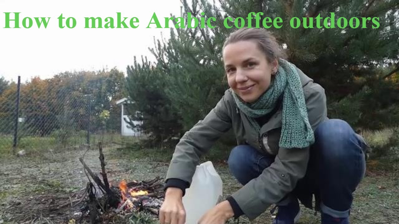 How to make arabic coffee over an open fire| Small life update - YouTube