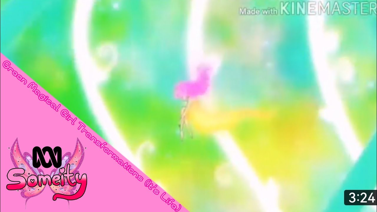 Green Magical Girls Transformations Its Life Youtube