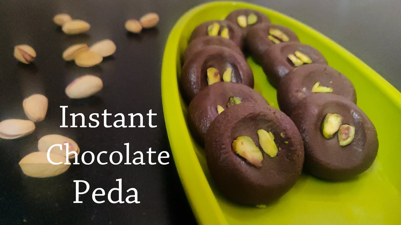 Chocolate Peda | Instant sweet Recipe - YouTube