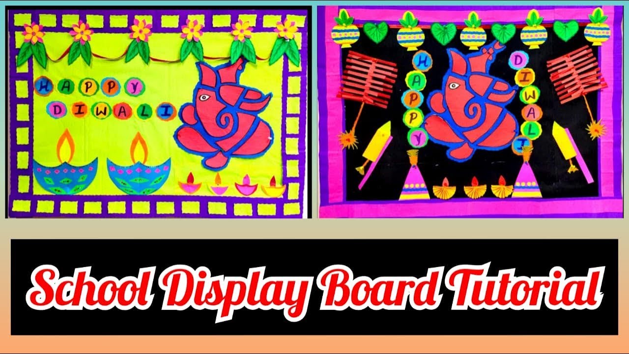 School Notice Board Decoration || Amazing display board ideas for ...