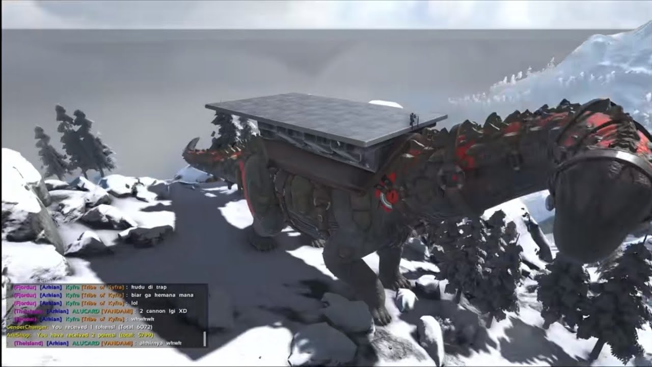 Taming Titano dino terbesar di the island ARK survival evolved #ark # ...
