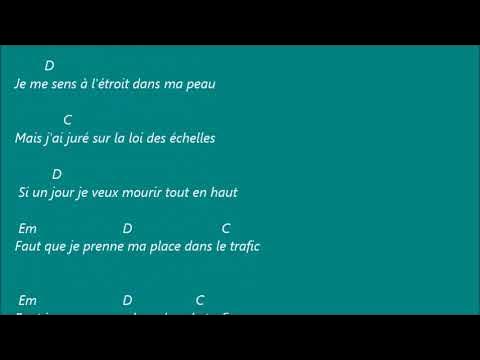 Francis Cabrel Ma place dans le trafic . Karaoké d accords pour ...