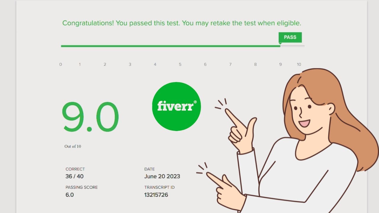 Learn How you can pass Fiverr English Test | English MCQ Test Solution ...
