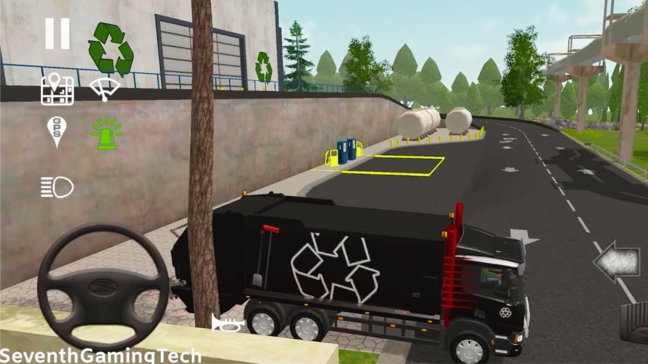 Black Edition By Garbage Truck 🚛🚛 Rear Loader 🚛🚛 Powerful Trash Truck ...