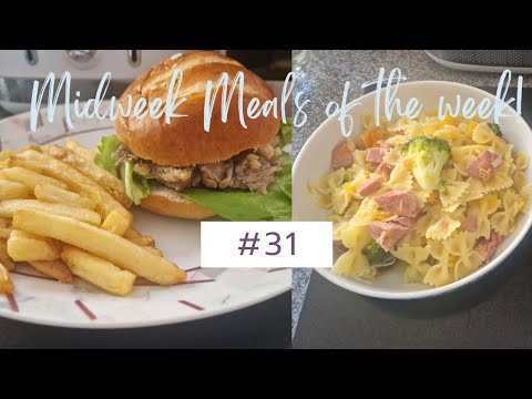 Meals of the week! | Midweek meals for my family | What we eat in a ...