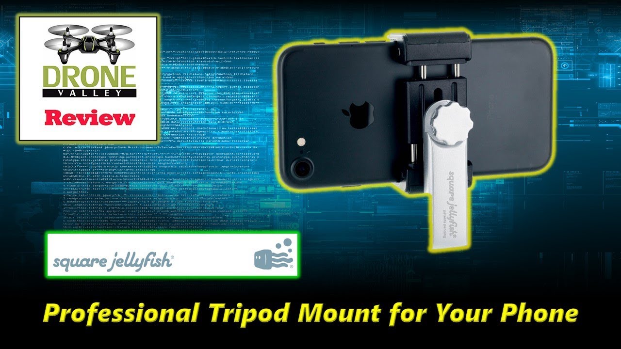 Square Jellyfish Tripod Phone Mount Review - YouTube
