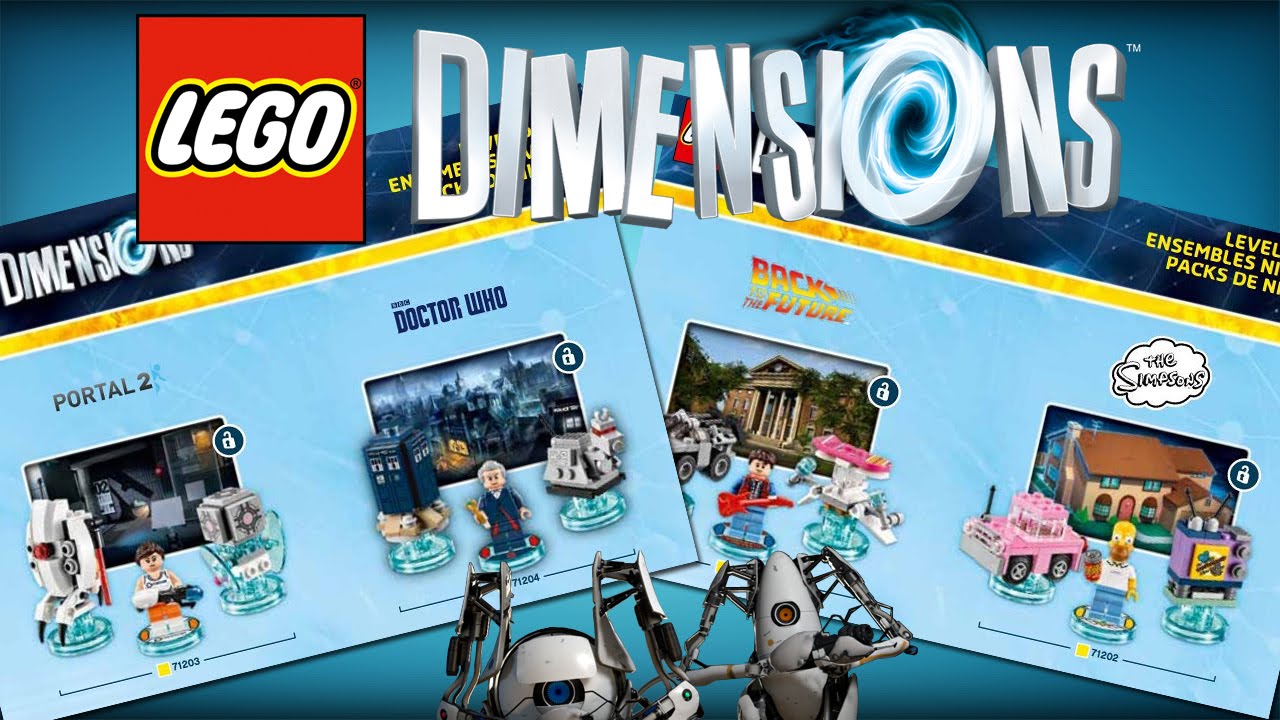 More LEGO Dimensions Team/Level/Fun Packs Revealed!!! [Portal 2, Scooby ...