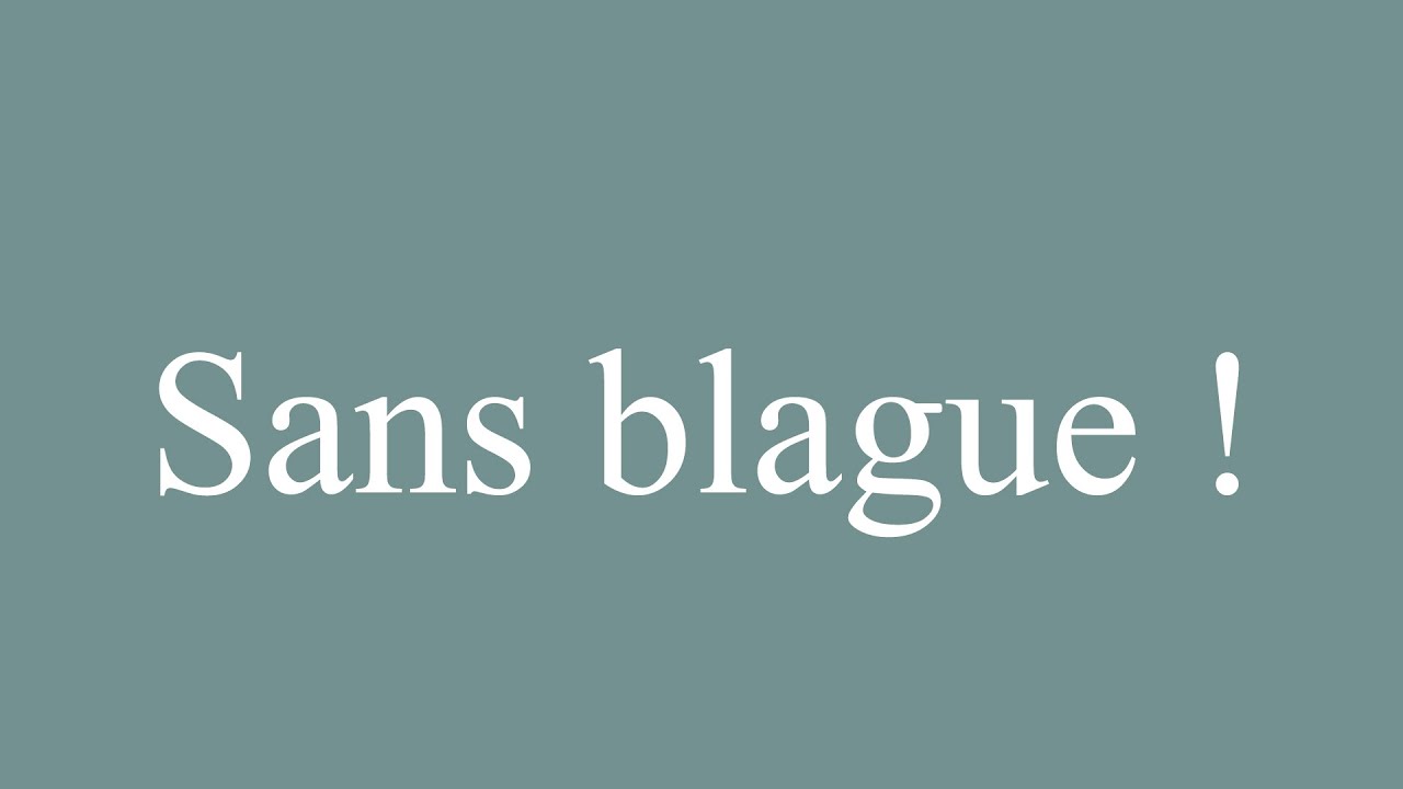 Sans Blague Mots Flchs