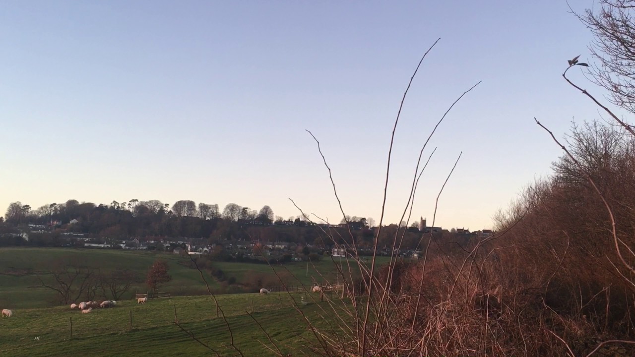 Sunset over the Blackmore vale -North Dorset. - YouTube