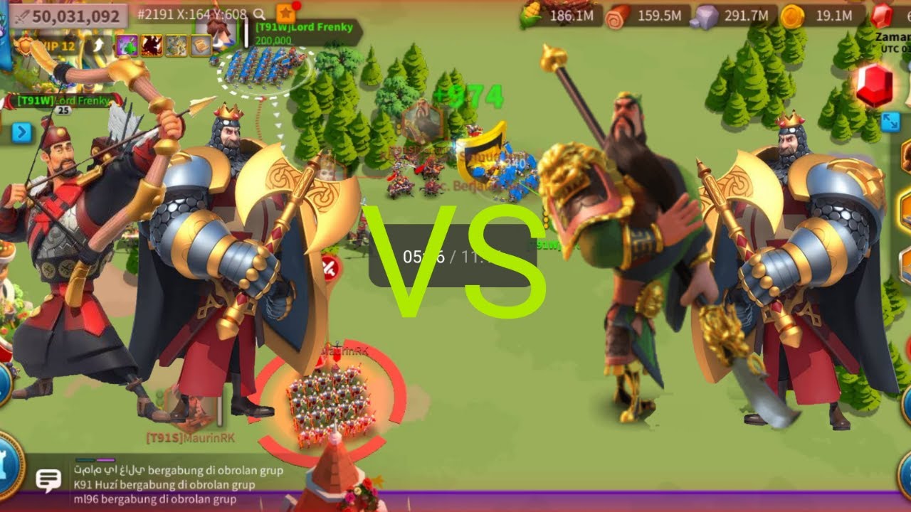 Richard YSG vs Ghuan yu richard #riseofkingdoms #rok - YouTube