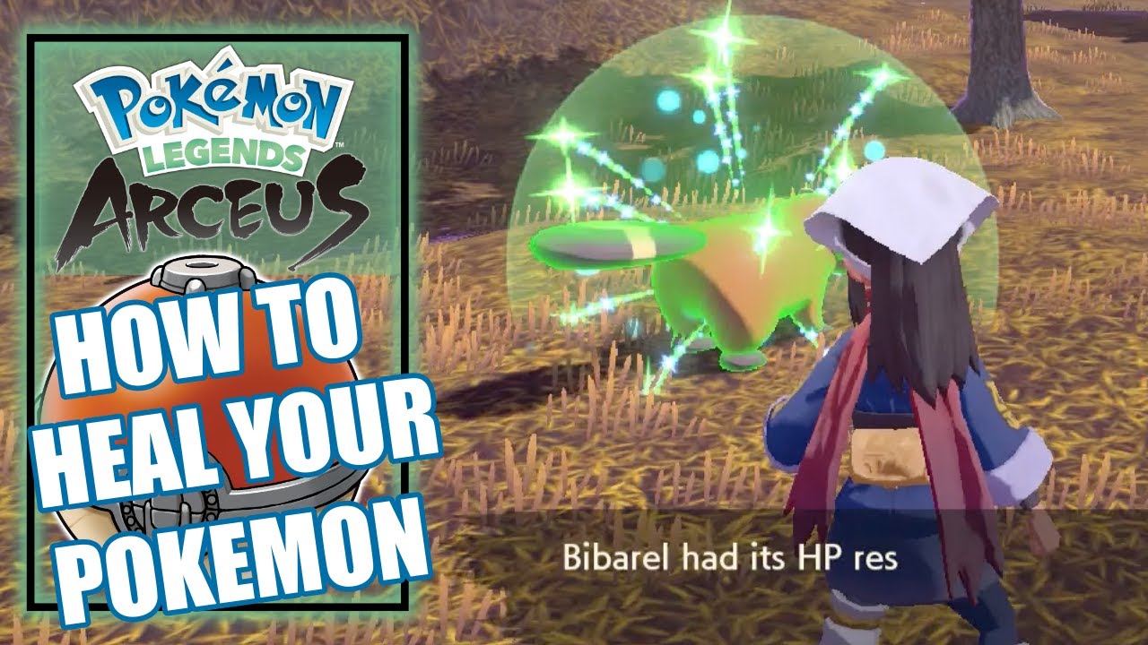 Pokemon Legends Arceus - How to Heal Your Pokemon - YouTube