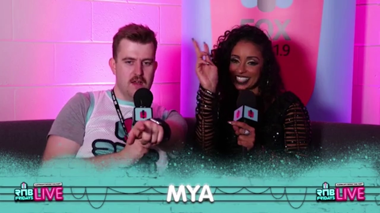 MYA - RNB Fridays Live Backstage Interview - YouTube