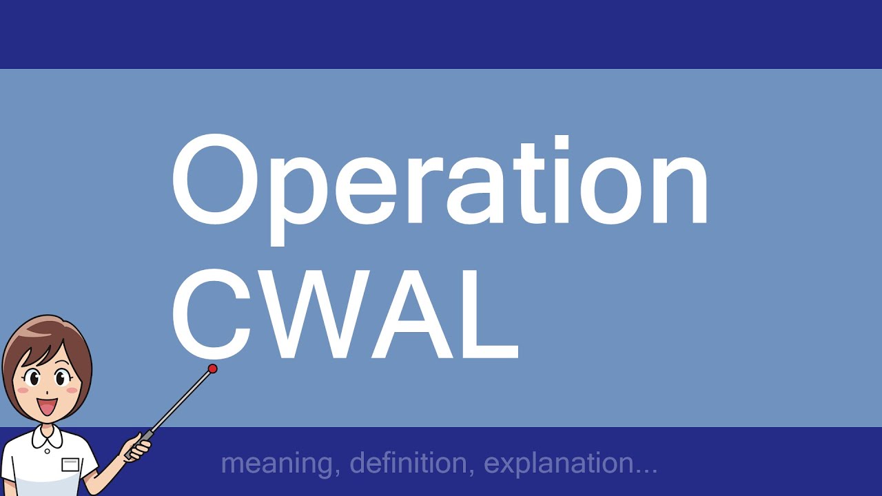 Operation CWAL - YouTube