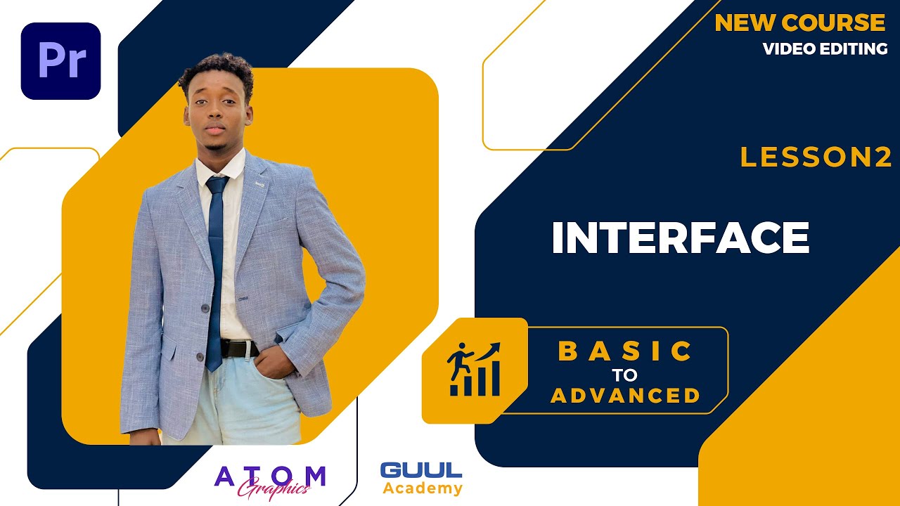ADOBE PREMIERE PRO - INTERFACE - LESSON 2 #atomgraphics - YouTube