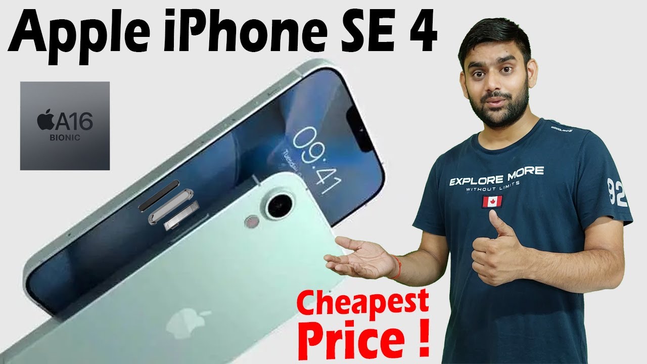 Apple iPhone SE 4 | iPhone Se 4 2023 With A16 Bionic Chip | What New iphone SE 4 - YouTube