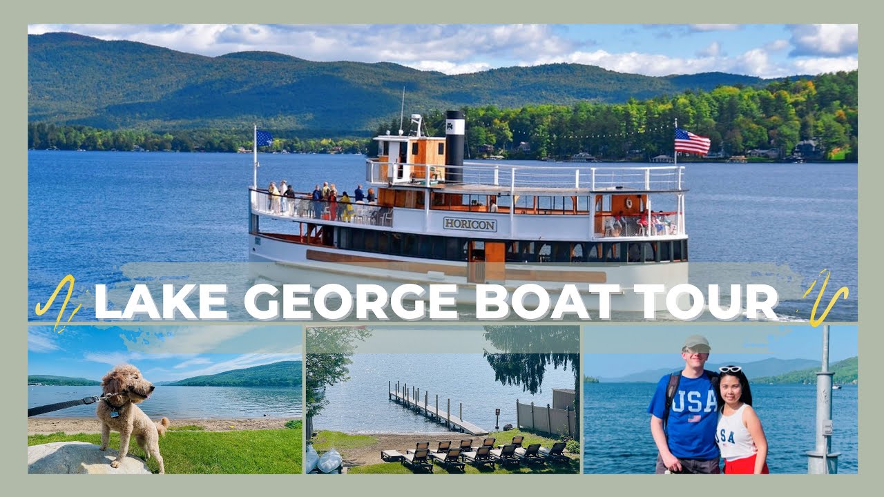 ALL ABOARD HORICON 🛥️ Lake George Boat Tour & Fort George Battlefield ...