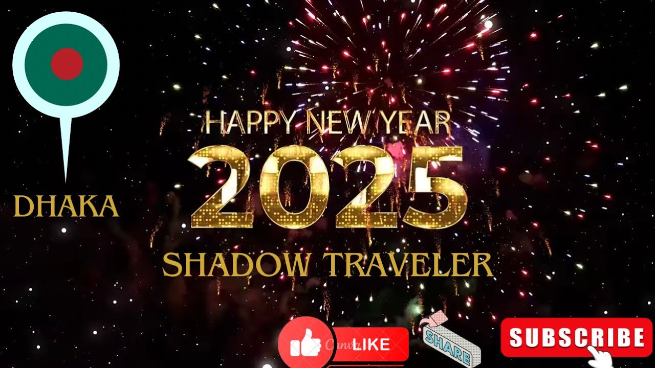 31st Night Celebration with Stunning Fireworks | Happy New Year 2025 ...