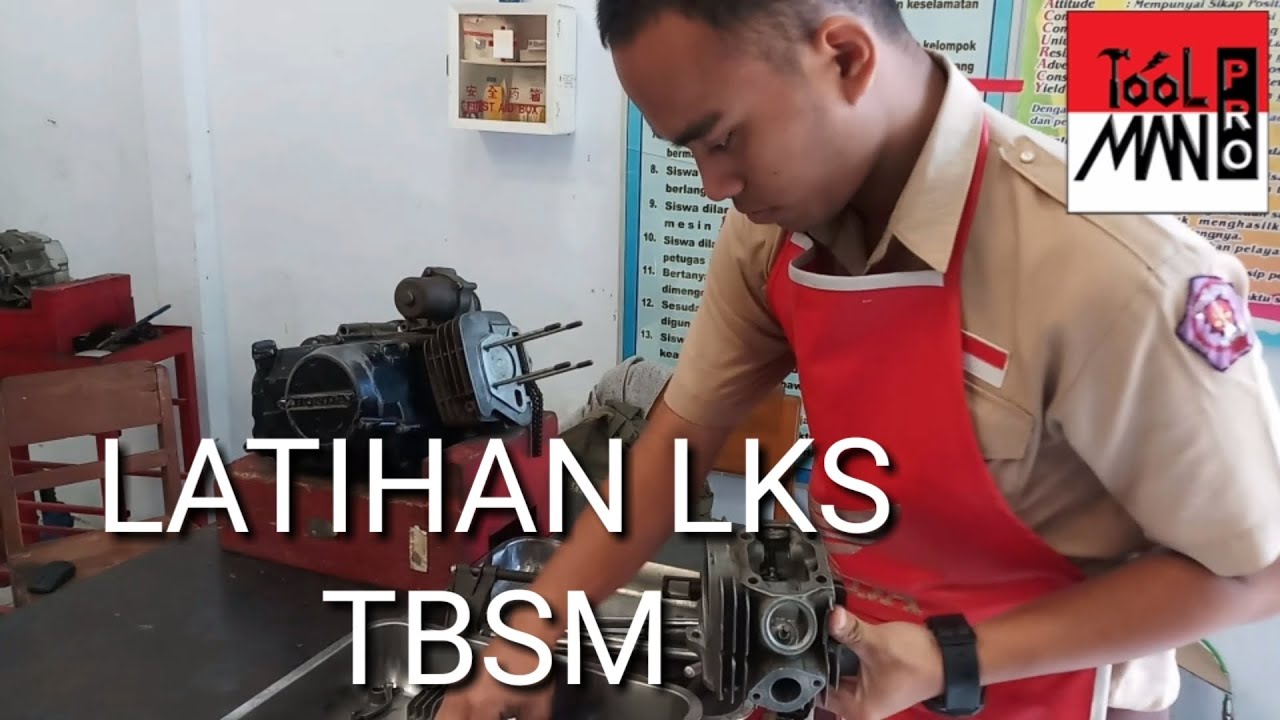 Perakitan Silinder Head Sepeda Motor Honda C100 Latihan Lomba Kopetensi ...
