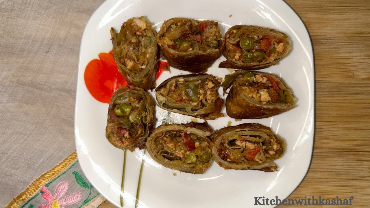 Chicken Spring Rolls Recipe By Kitchen With Kashaf - YouTube