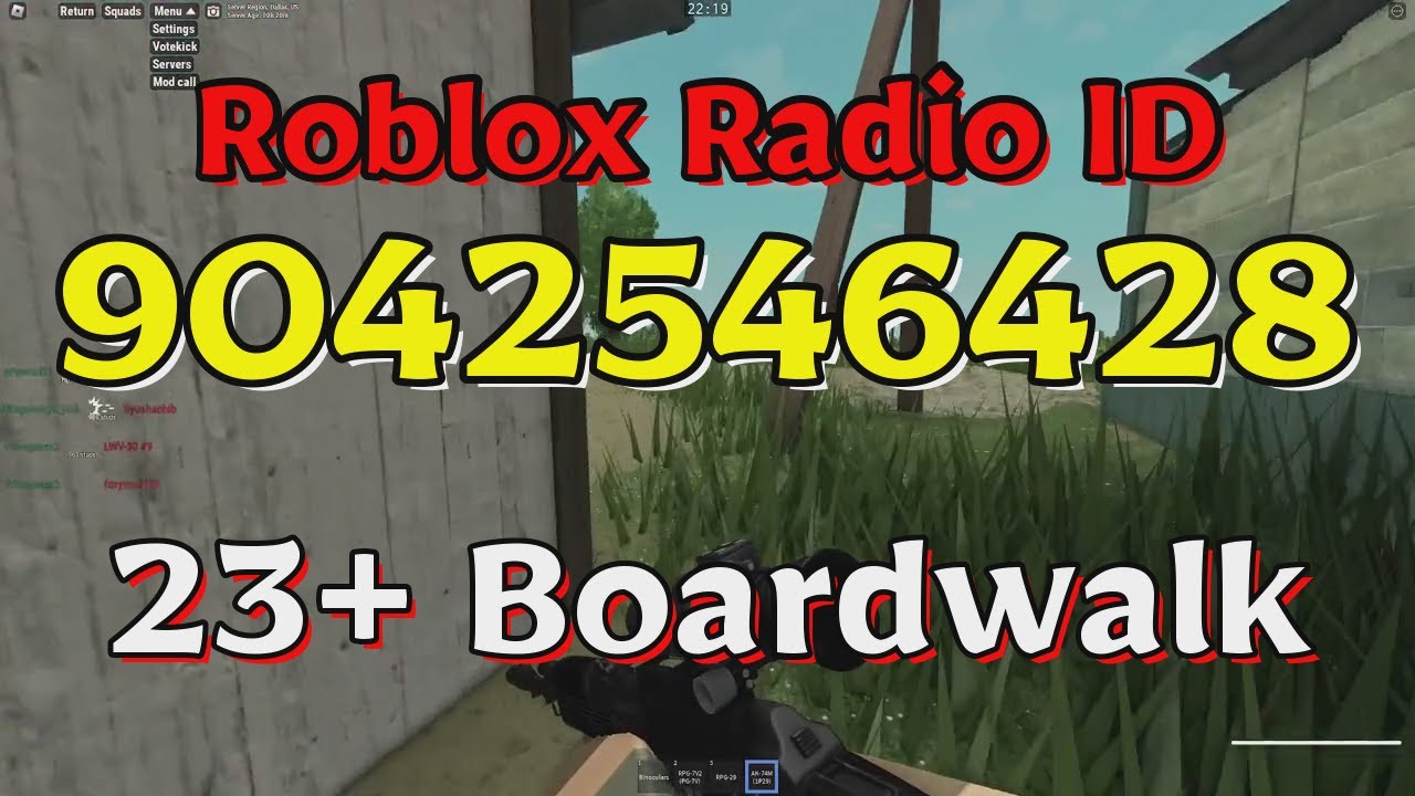 Boardwalk Roblox Radio Codes/IDs - YouTube