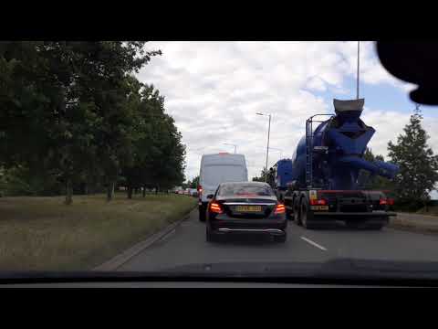 Driving on A312 .. heavy Traffic dJuly summer - YouTube