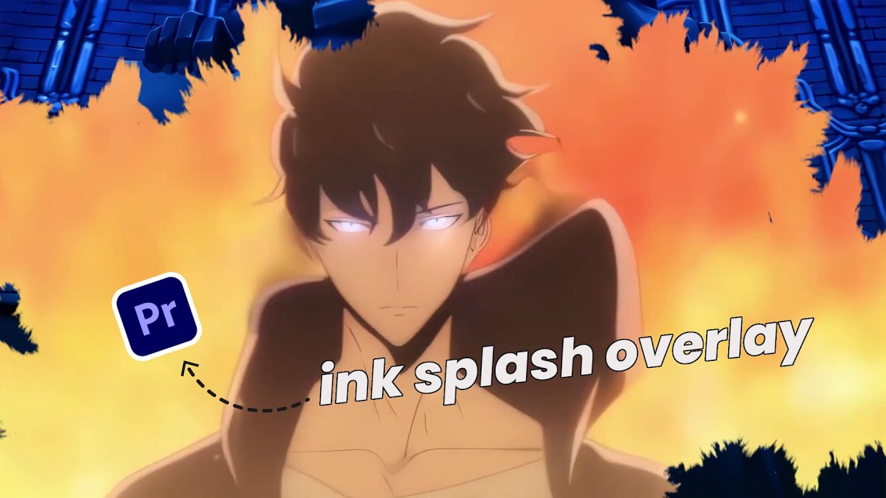 Ink splash overlay tutorial - solo leveling | premiere pro - YouTube